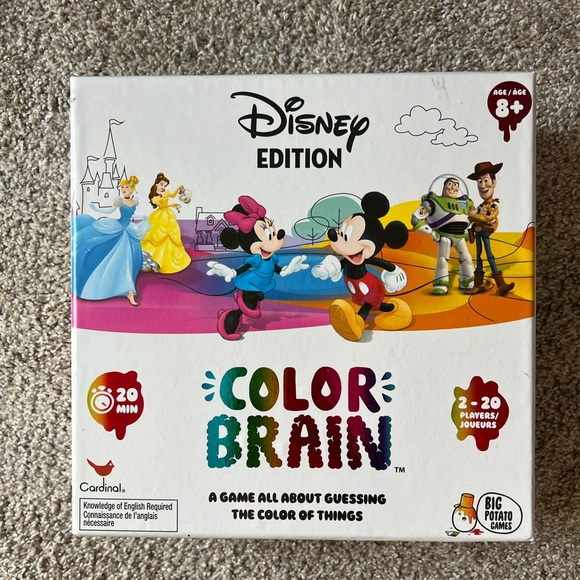 Cardinal | Toys | Disney Edition Color Brain Game For Kids | Poshmark